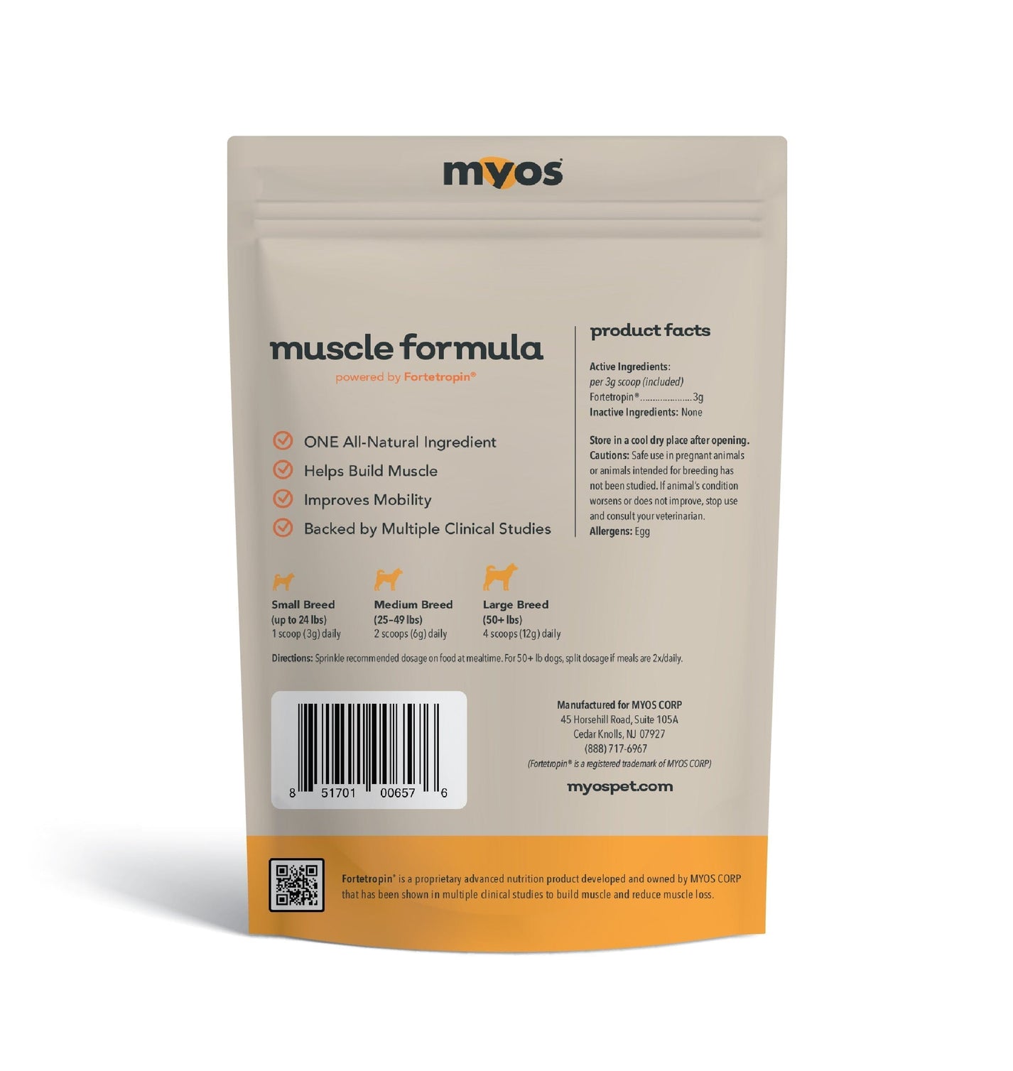 MYOS Canine Muscle Formula – Myos Pet