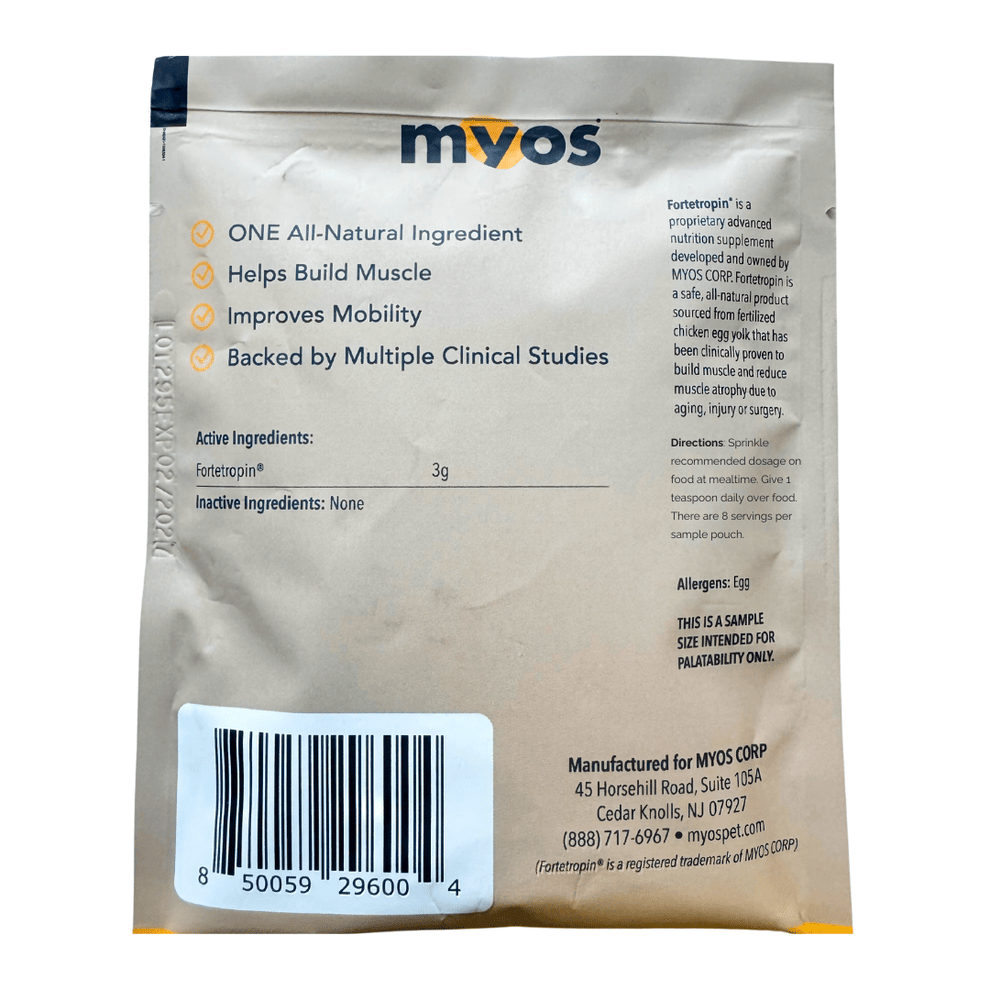 MYOS Canine Muscle Formula Samples – Myos Pet
